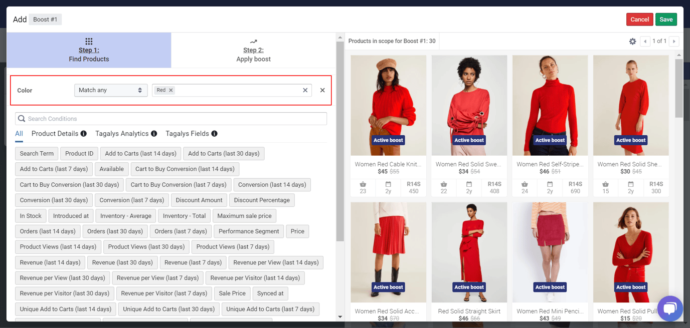 Use Case: Creating a Local Boost based on Colour