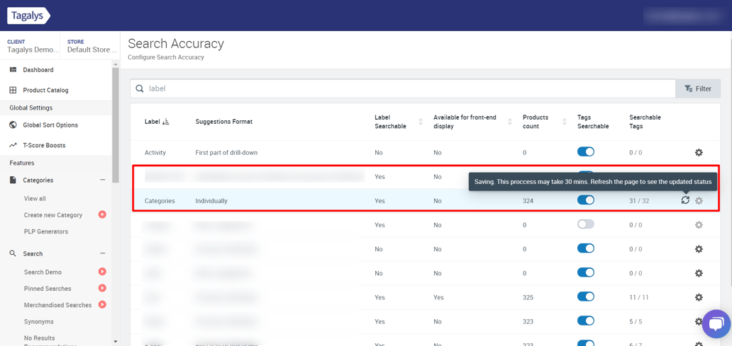 What is Search Accuracy and why is it important for online shopping?